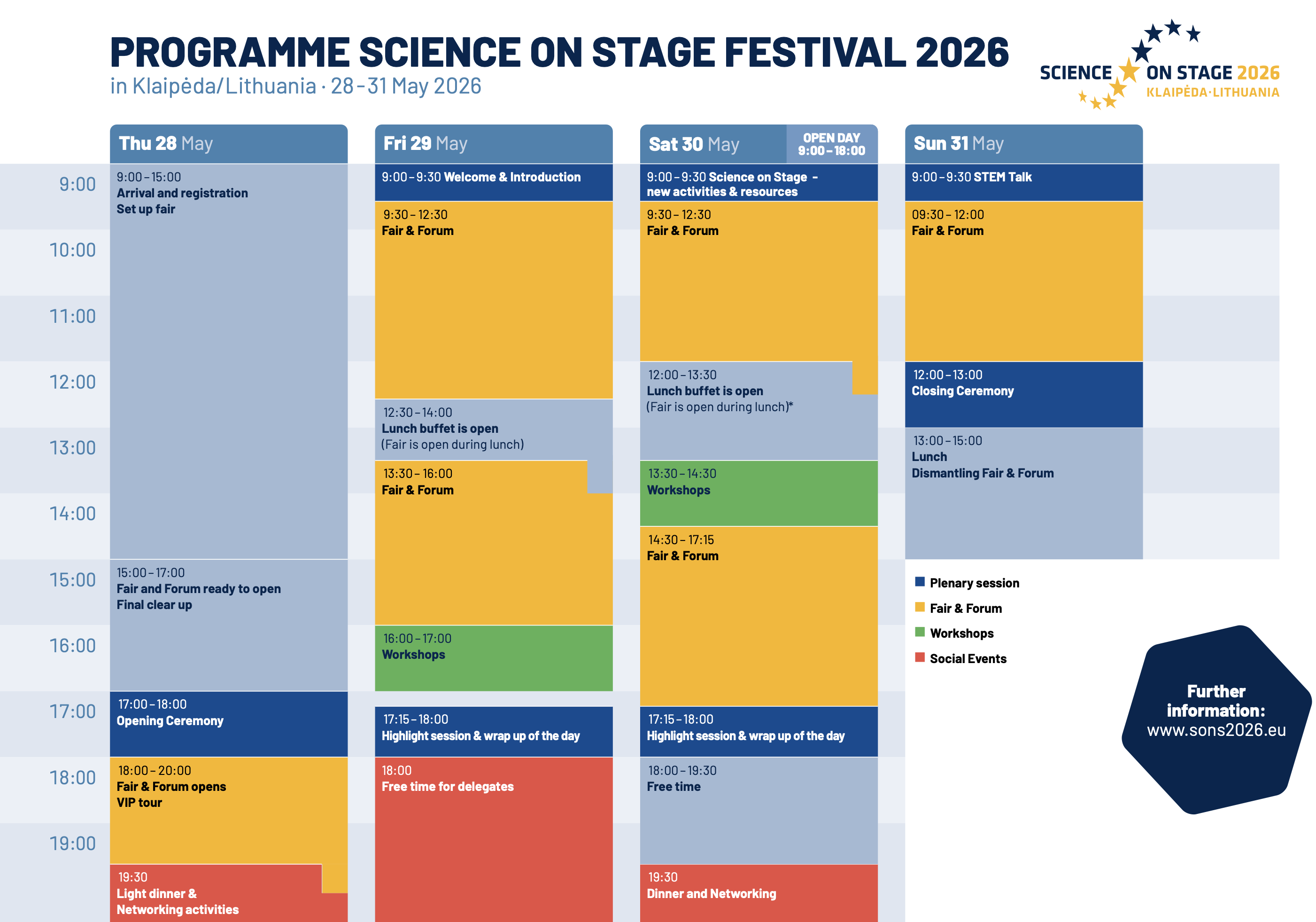 Science on Stage 2026 - STEM Science Conference Europe